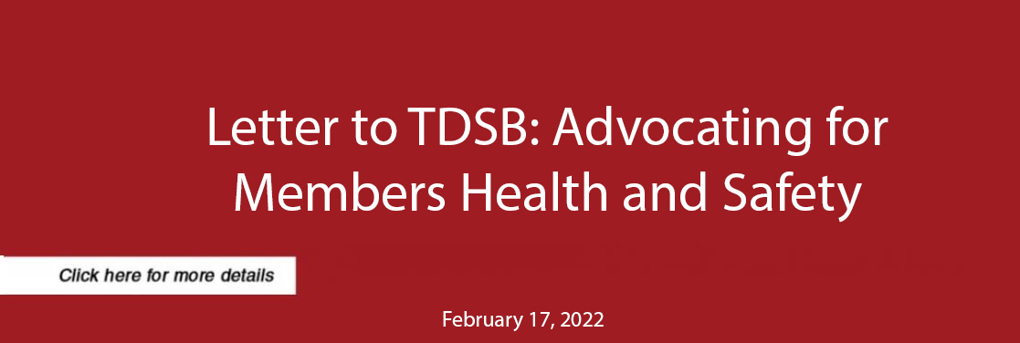 ETFO – Toronto Occasional Teachers – Respect is a two way street